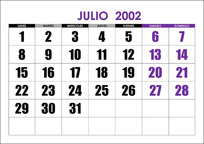 Calendario 2002 – freevector.ru