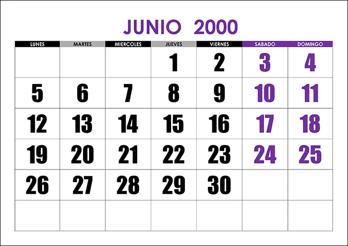 Calendario 2000 – freevector.ru