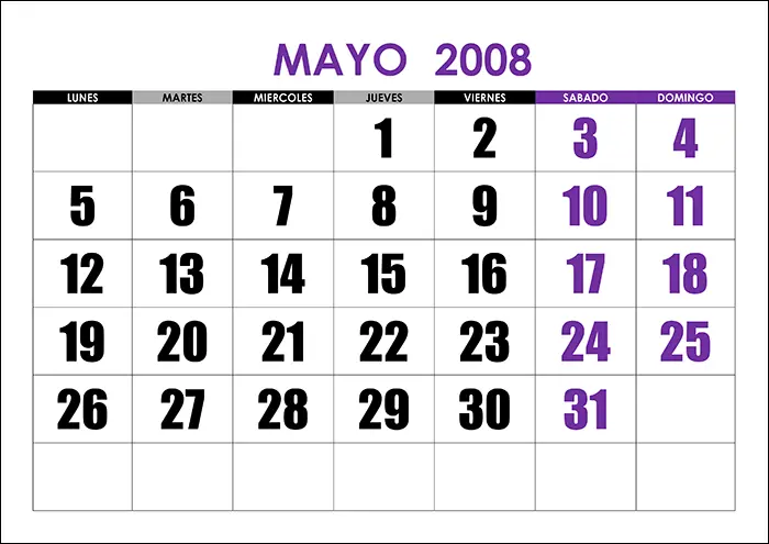 Calendario 2008 – freevector.ru